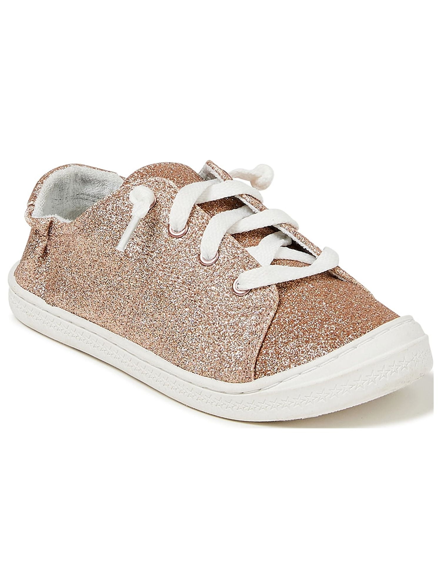 Wonder Nation Girls Casual Bump Toe Shoes - Walmart.com