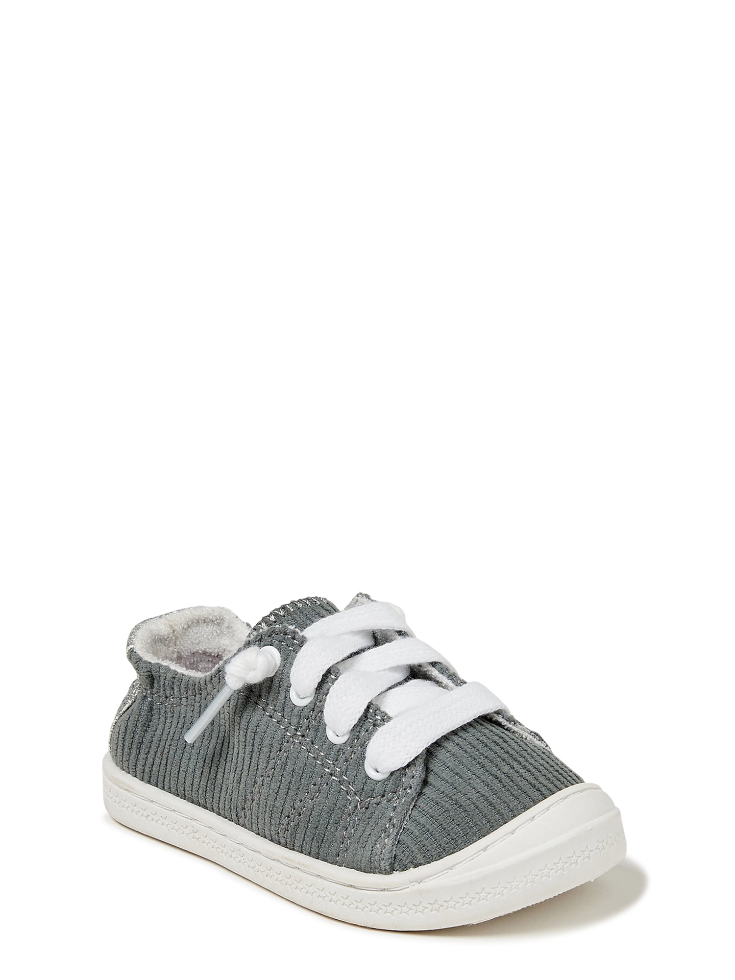 Wonder Nation Girls Casual Bump Toe Shoes - Walmart.com