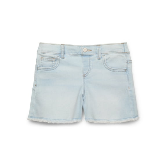 Wonder Nation Girls Kid Tough Knit Shorts, 3-Pack, Sizes 4-18 & Plus ...