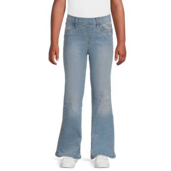 Wonder Nation Girls Flare Jeggings Sizes 4-18 Plus with Stretch Denim ...