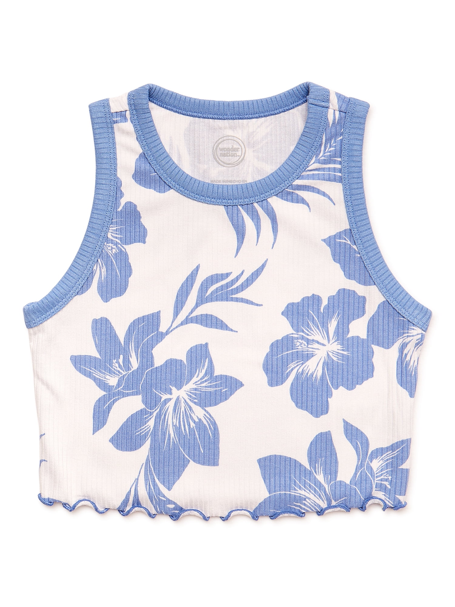 Wonder Nation Girls Crop Tank Top, Sizes 4-18 & Plus - Walmart.com