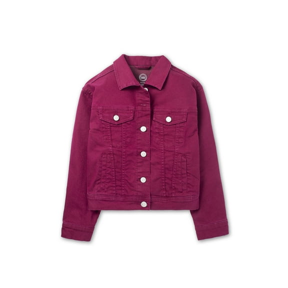 Wonder Nation Girls Kids Tough Fully Lined Zip Hoodie Jacket, Sizes 4 ...