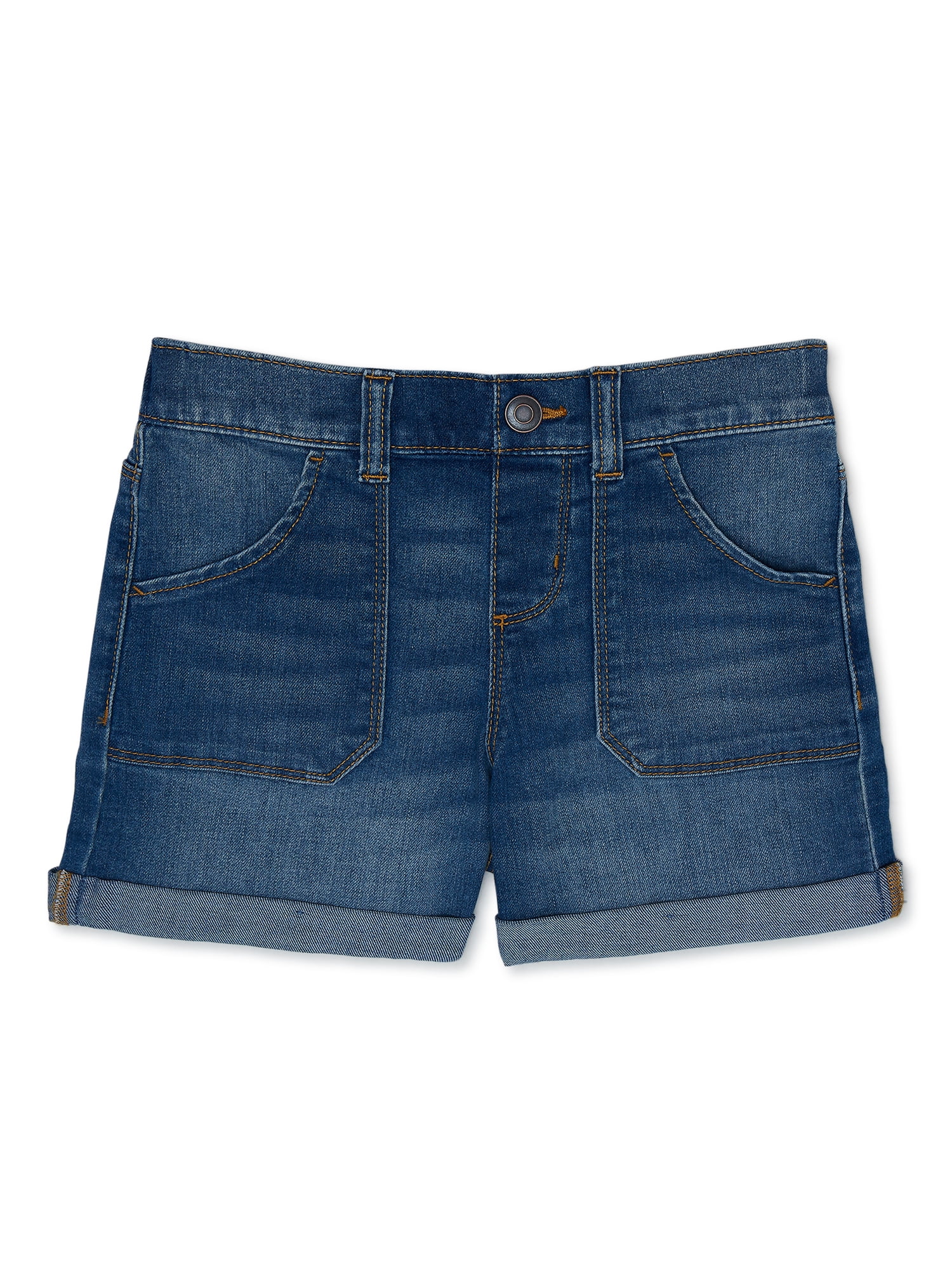 Wonder Nation Girls Denim Shorts, Sizes 4-18 & Plus - Walmart.com