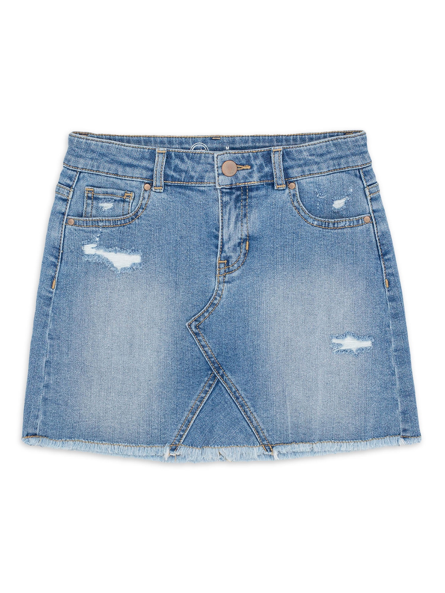 Wonder Nation Girls Denim Skirt, Sizes 4-18 & Plus - Walmart.com Wonder Nation Girls Denim Skirt, Sizes 4-18 & Plus - Walmart.com