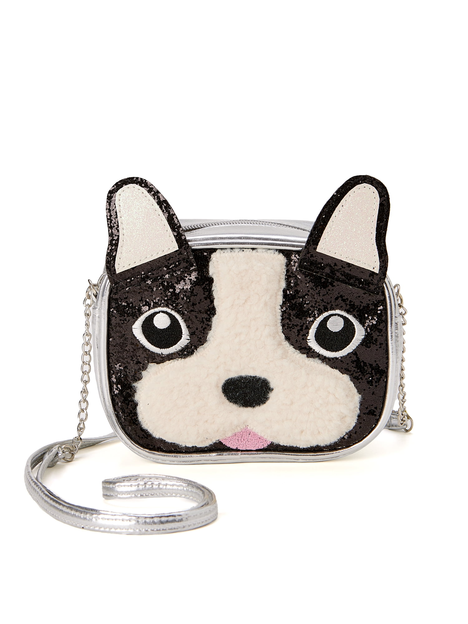 Wonder Nation Girls French Bulldog Purse with Crossbody Strap - Walmart.com