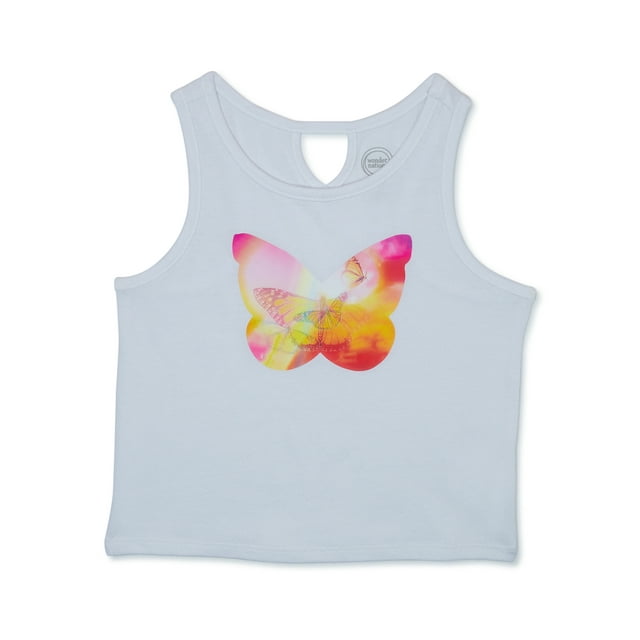 Wonder Nation Girls Embellished Tank Top, Sizes 4-18 & Plus - Walmart.com