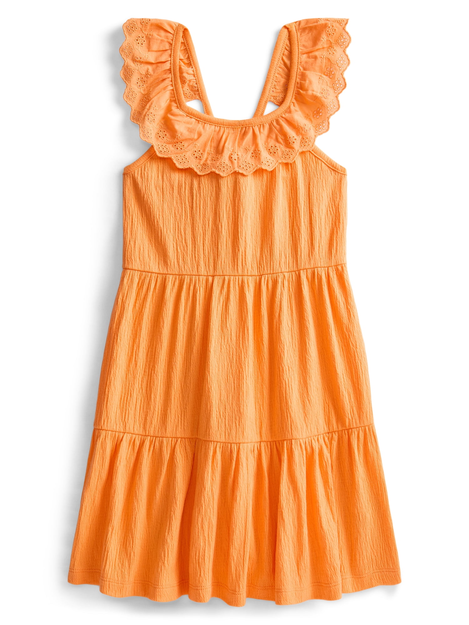 Wonder Nation Girls Eyelet Dress, Sizes 4-18 & Plus - Walmart.com