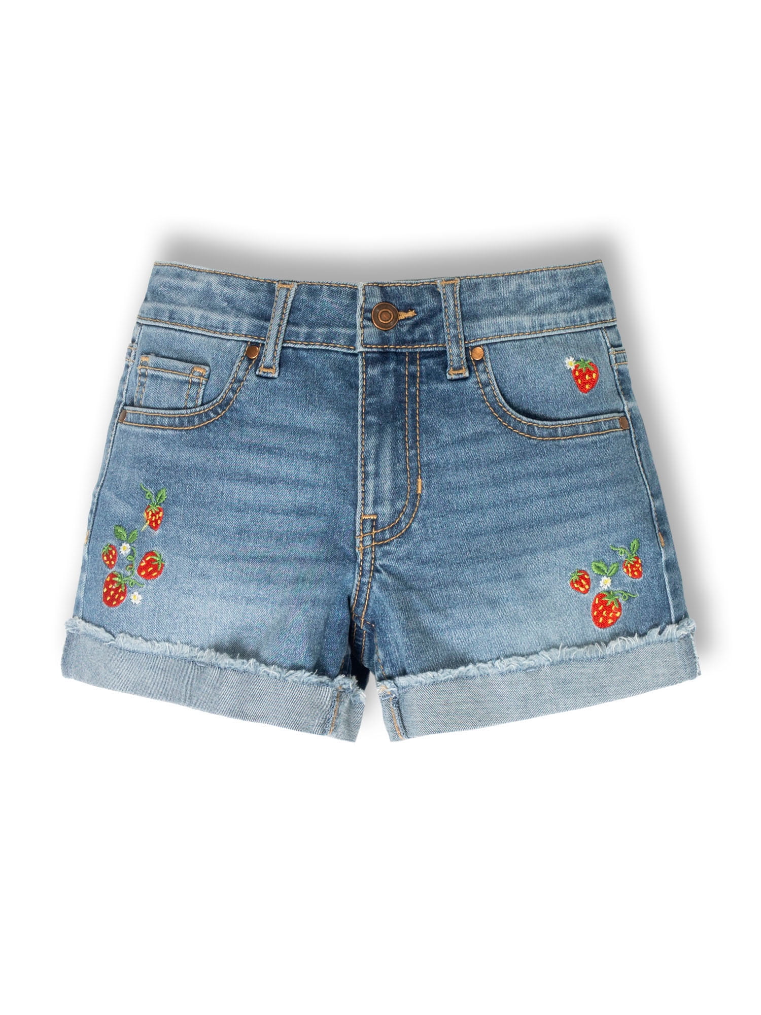 Wonder Nation Girls Fashion Denim Shorts, Size 5-18 - Walmart.com