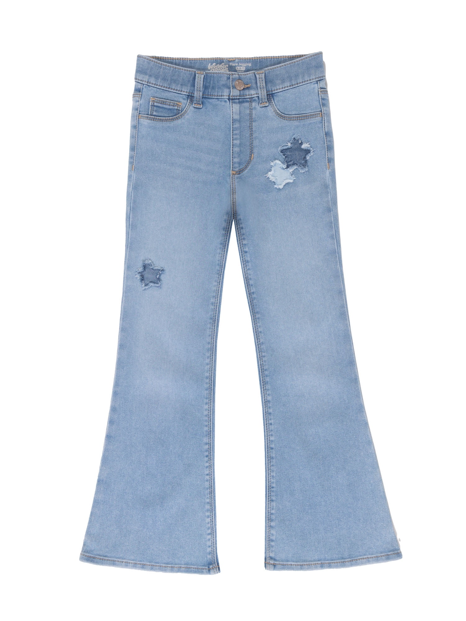 Wonder Nation Girls Fashion Flare Jegging, Sizes 4-18 & Plus - Walmart.com