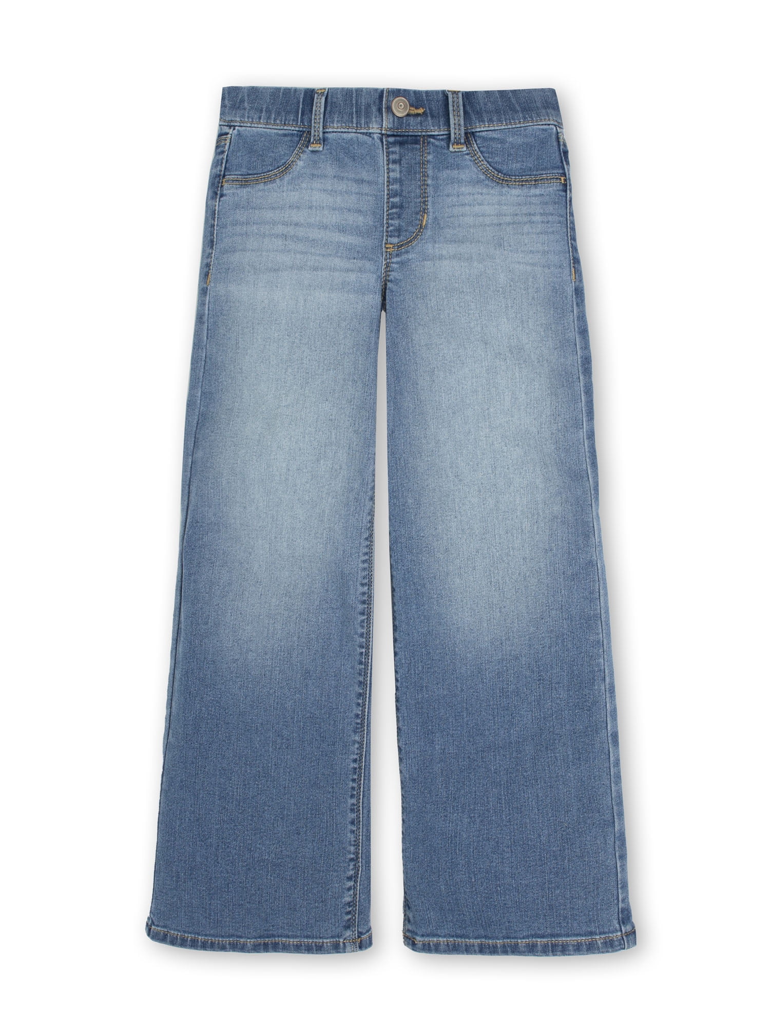 Wonder Nation Girls Fashion Wide Leg Jegging, Sizes 4-18 & Plus ...
