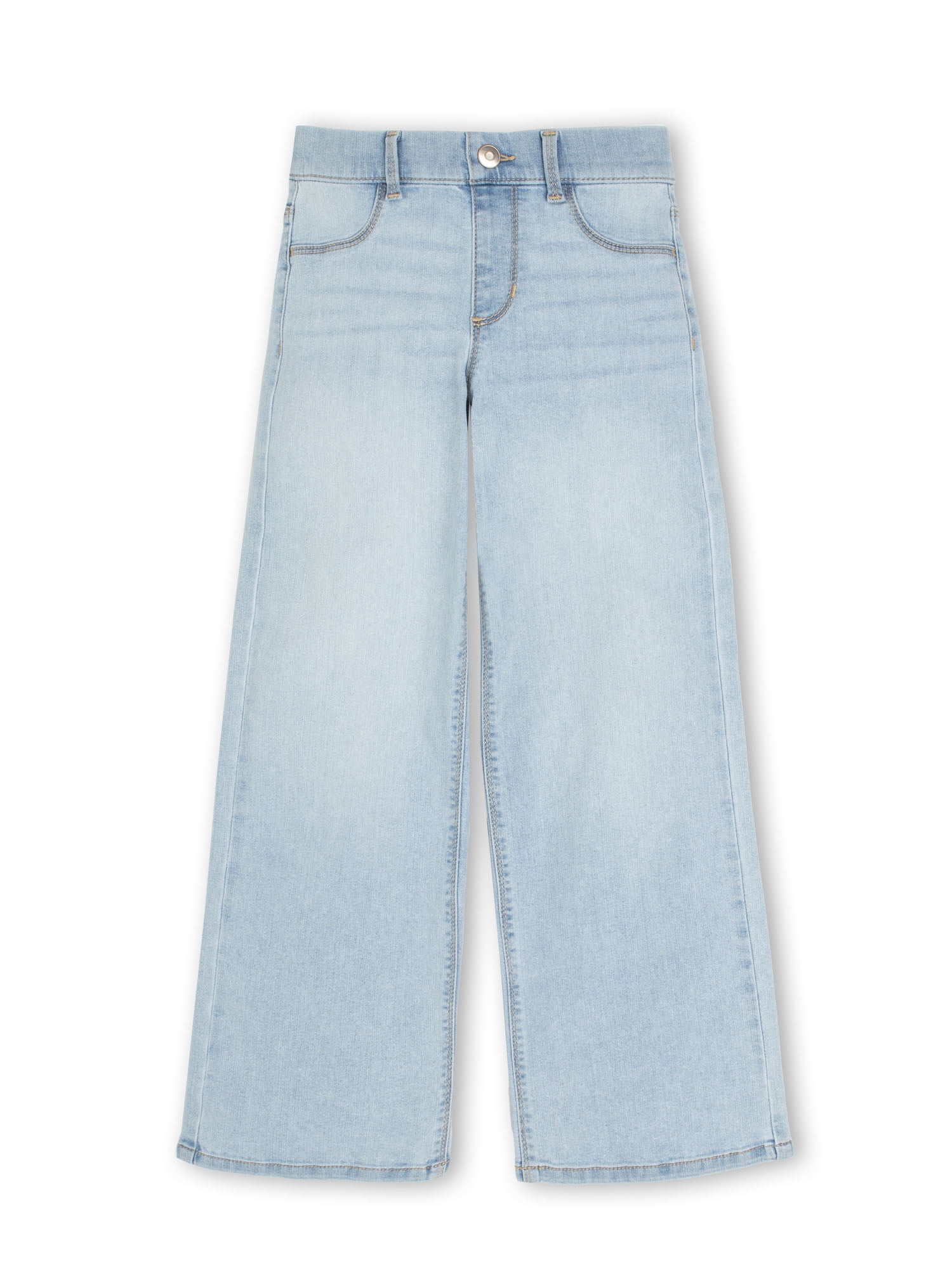 Wonder Nation Girls Fashion Wide Leg Jegging, Sizes 4-18 & Plus ...