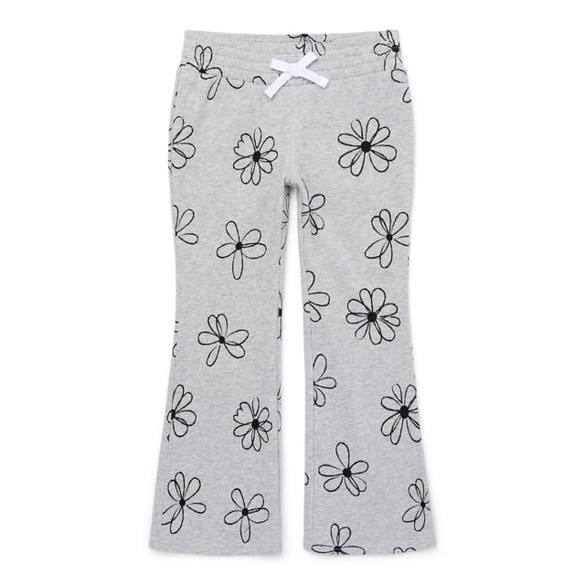 Wonder Nation Girls Fleece Flare Pants, Sizes 4-18 & Plus - Walmart.com