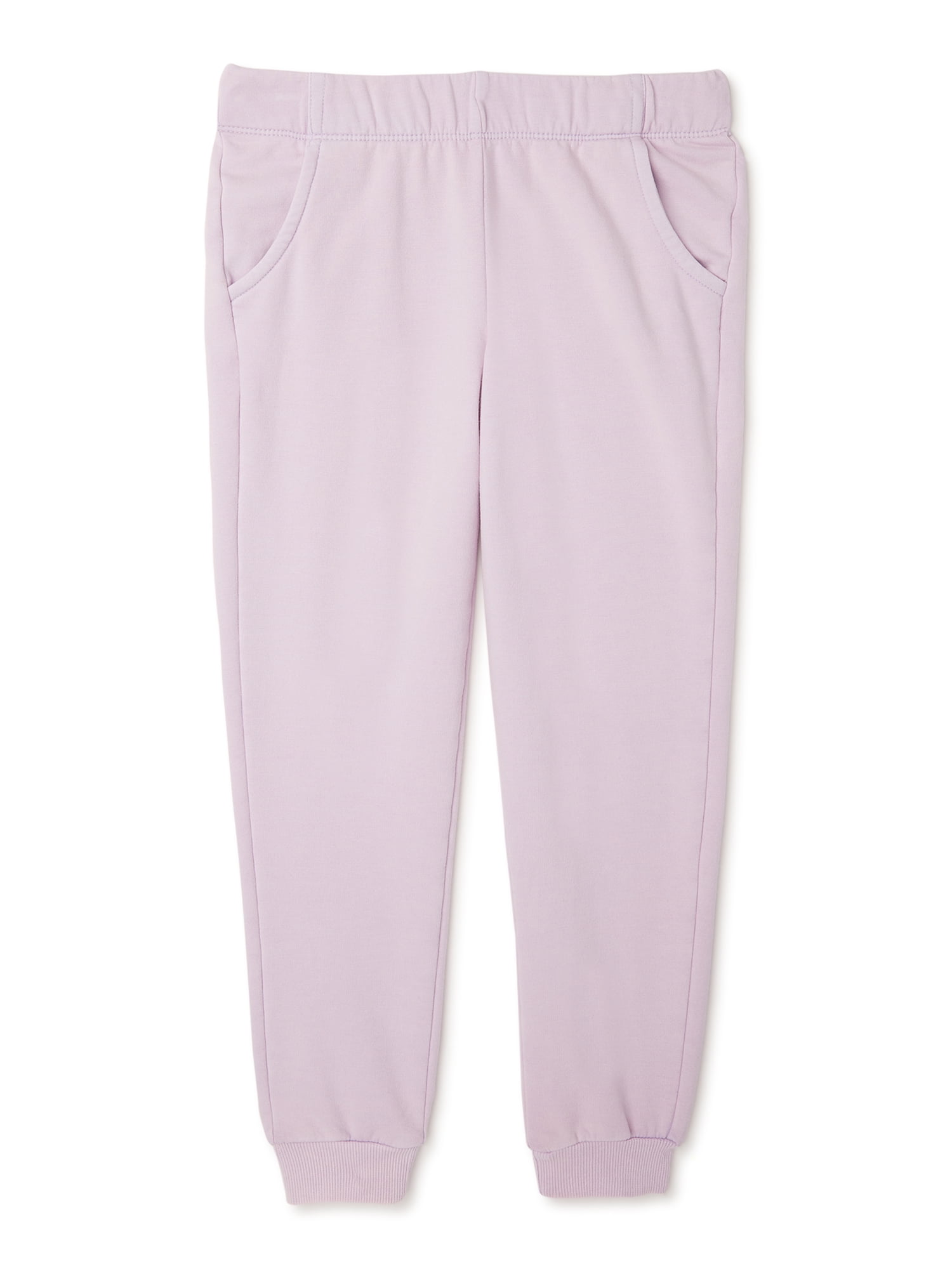 Wonder Nation Girls Fleece Joggers - Cozy Cotton/Poly Blend - Walmart.com