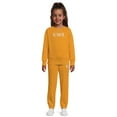 Wonder Nation Girls Fleece Pullover Top and Joggers Set, 2-Piece, Sizes ...