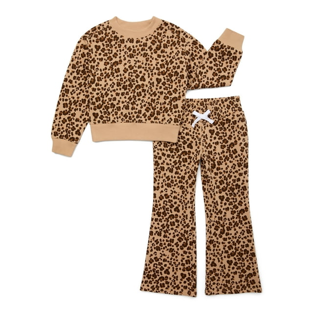 Wonder Nation Girls Fleece Set, Sizes 4-18 & Plus - Walmart.com