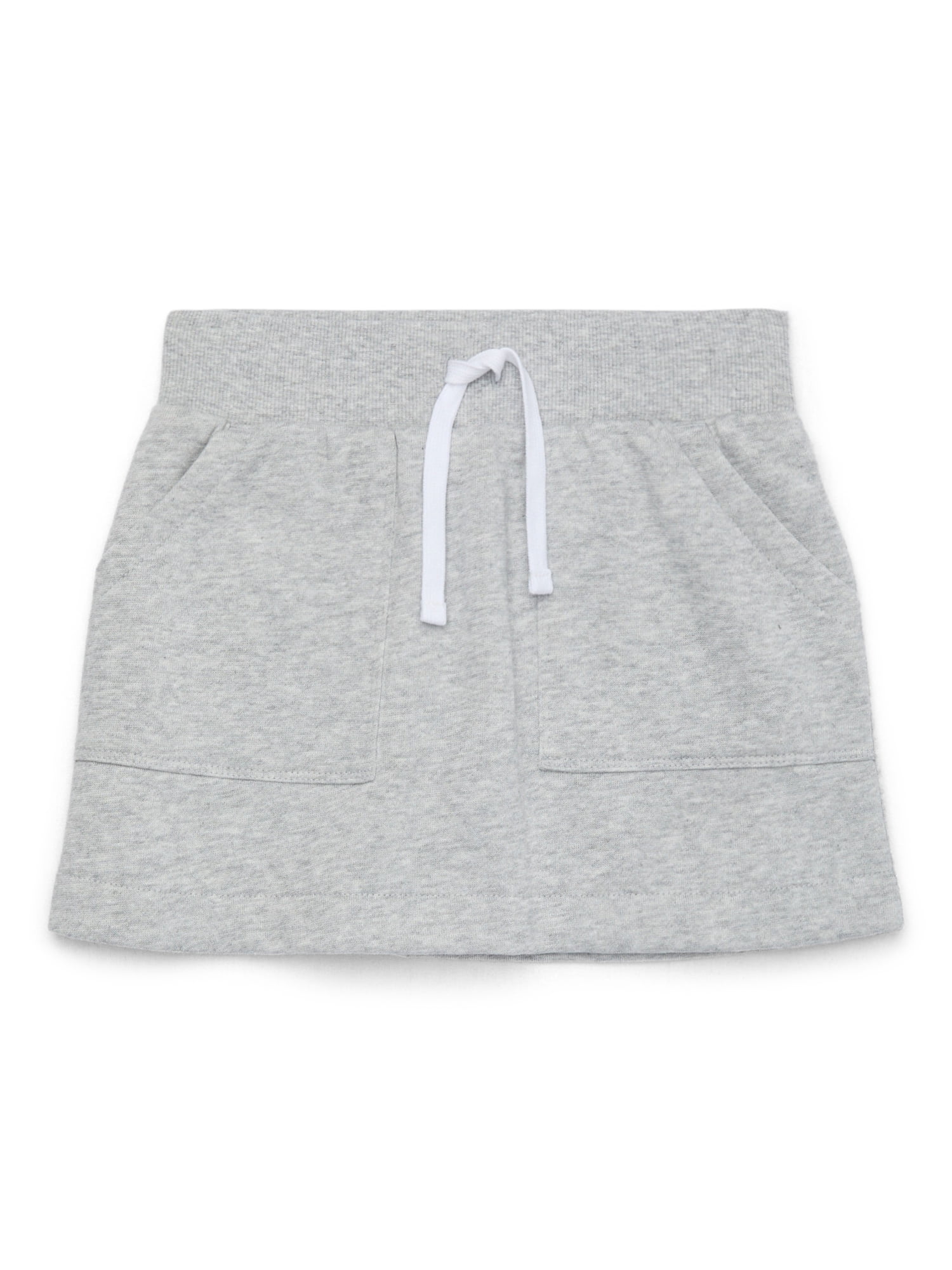 Wonder Nation Girls Fleece Skirt A-Line Relaxed Drawstring Sizes 4-18 ...