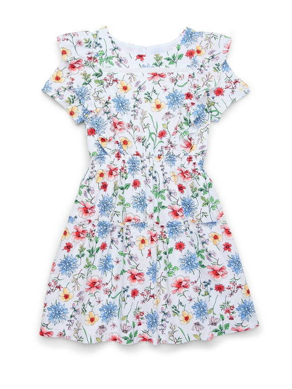 Wonder Nation Girls Short Sleeve Tutu Dress, Sizes 4-18 & Plus ...