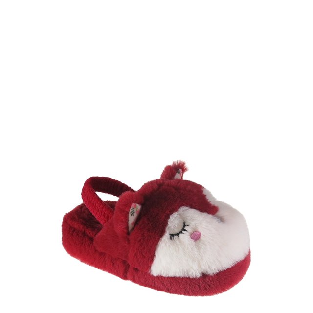 Wonder Nation Girls Fox Plushie Slippers - Walmart.com
