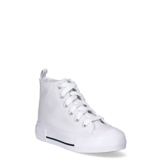 Wonder Nation Little Girls and Big Girls Platform High Top Sneakers ...