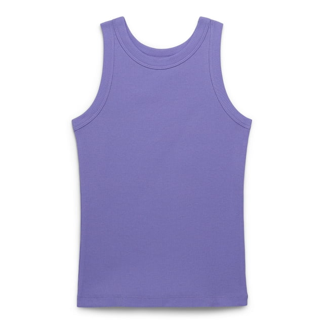 Wonder Nation Girls Kid Tough Ribbed Tank Top, Sizes 4-18 & Plus ...