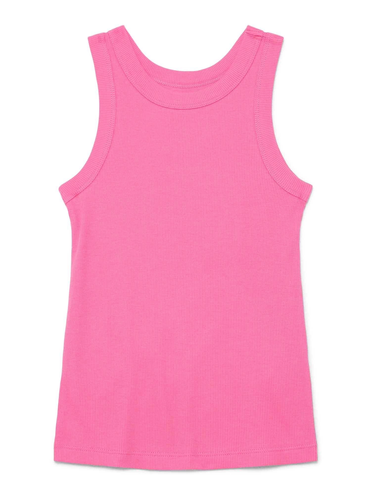 Wonder Nation Girls Kid Tough Ribbed Tank Top, Sizes 4-18 & Plus ...