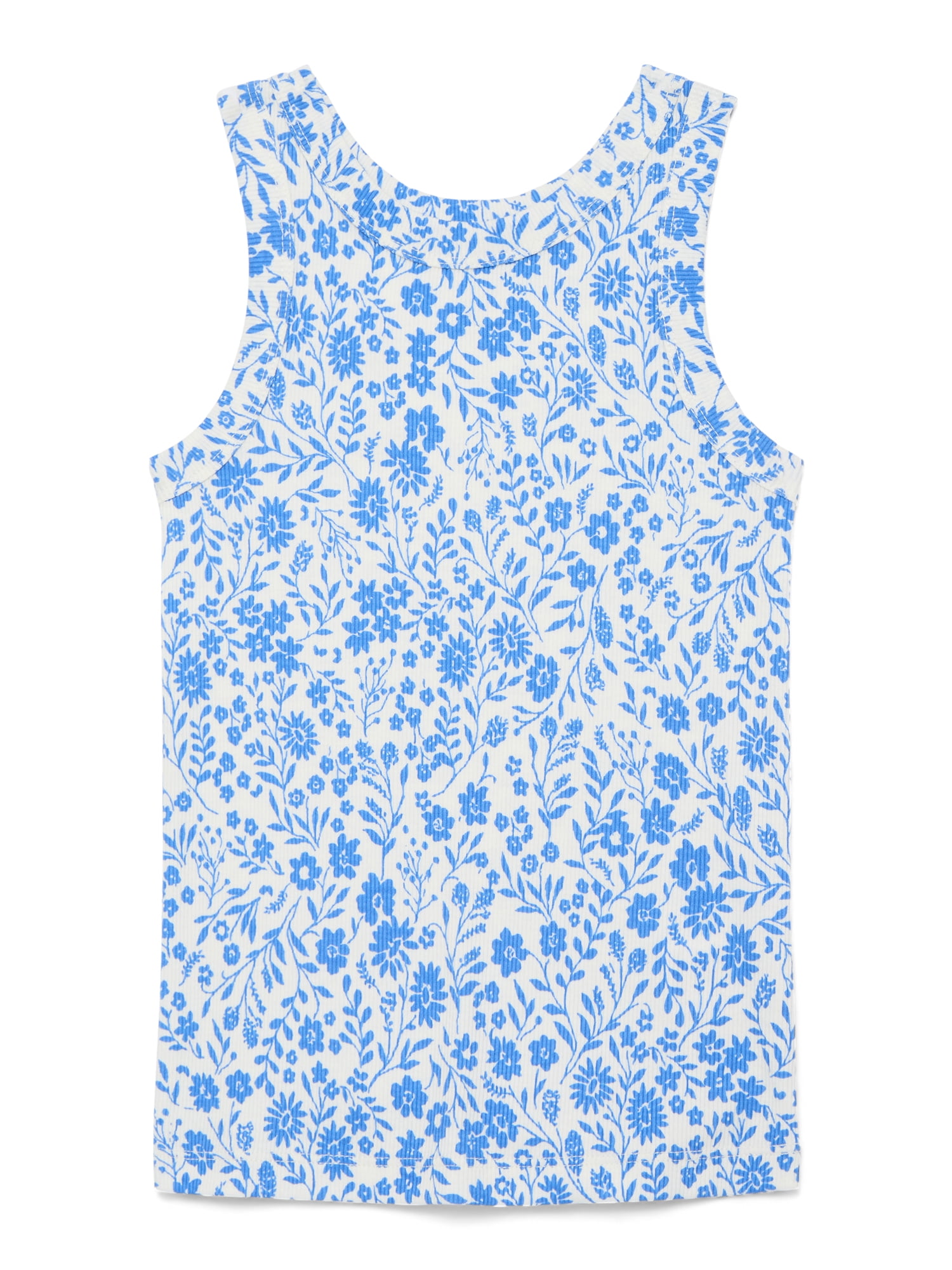 Wonder Nation Girls Kid Tough Ribbed Tank Top, Sizes 4-18 & Plus ...