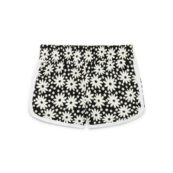 Wonder Nation Girls Knit Dolphin Shorts Sizes 4-18 Plus with Elastic ...