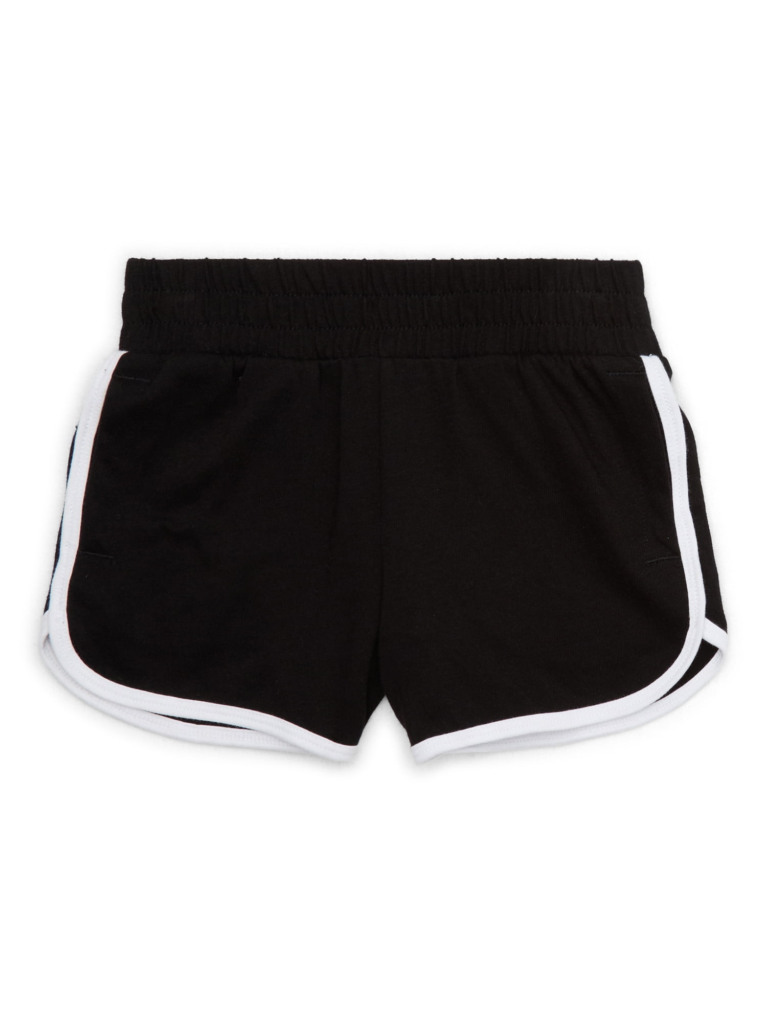 Wonder Nation Girls Knit Dolphin Shorts Sizes 4-18 Plus Elastic Waist ...