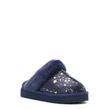 Wonder Nation Girls Metallic Scuff Slippers, Sizes 13/1-6 - Walmart.com