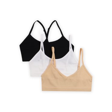 Wonder Nation Girls Cotton Bra, 2-Pack, Sizes S-XXL - Walmart.com