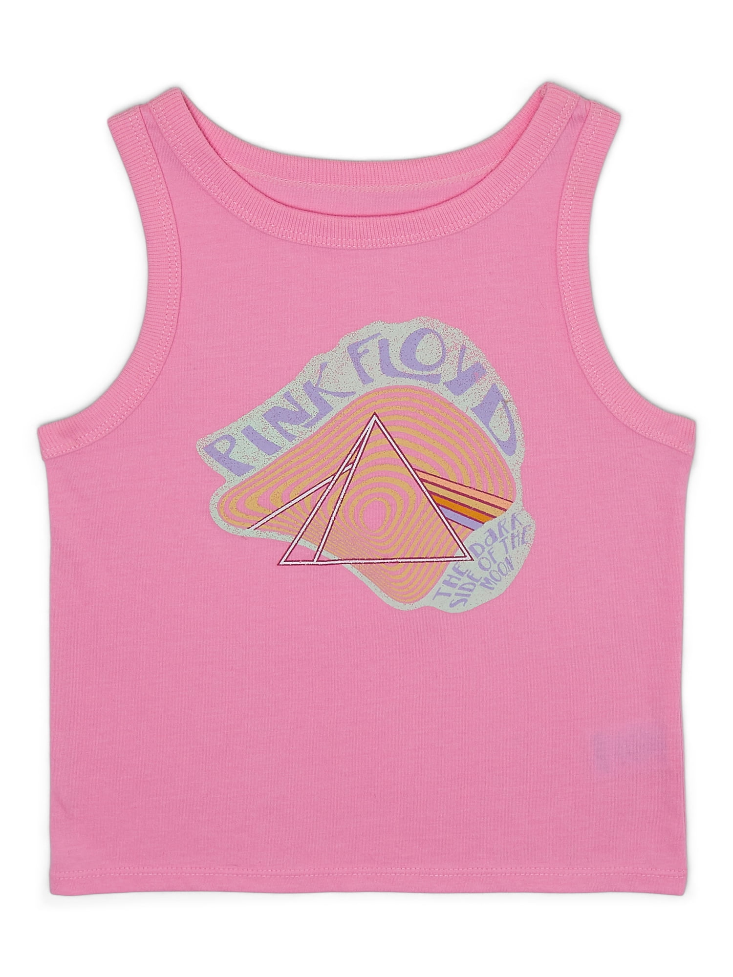 Wonder Nation Girls Pink Floyd Music Tank, Sizes 4/5 - 18 (XS - XXL ...