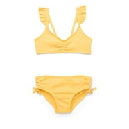 Justice Girls 2 piece Ruffle Halter Tankini Swimsuit, sizes XS-XL ...