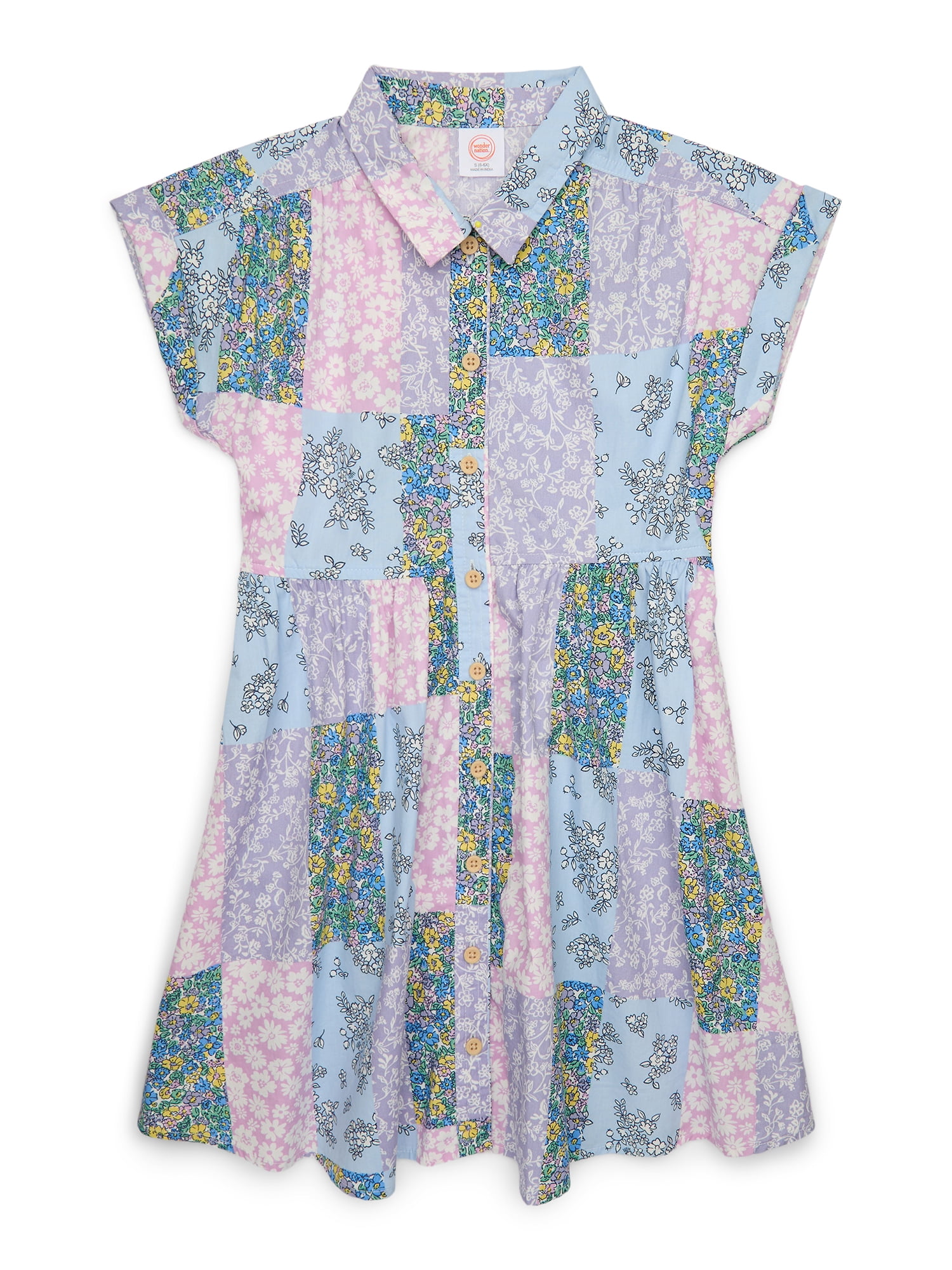 Wonder Nation Girls Shirt Dress, Sizes 4-18 & Plus - Walmart.com