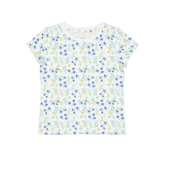 Wonder Nation Girls Kid Tough Short Sleeve T-Shirt in Sizes 4-18 Plus ...