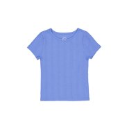 Athletic Works Girls Active Tee with Short Sleeves, Sizes 4-18 & Plus ...