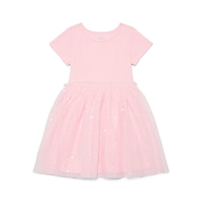 Wonder Nation Girls School Uniform Pleated Ruffle Jumper Dress, Sizes 4 ...