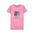 Wonder Nation Girls Short Sleeve Sleep Gown, One-Piece, Sizes 4-18 ...