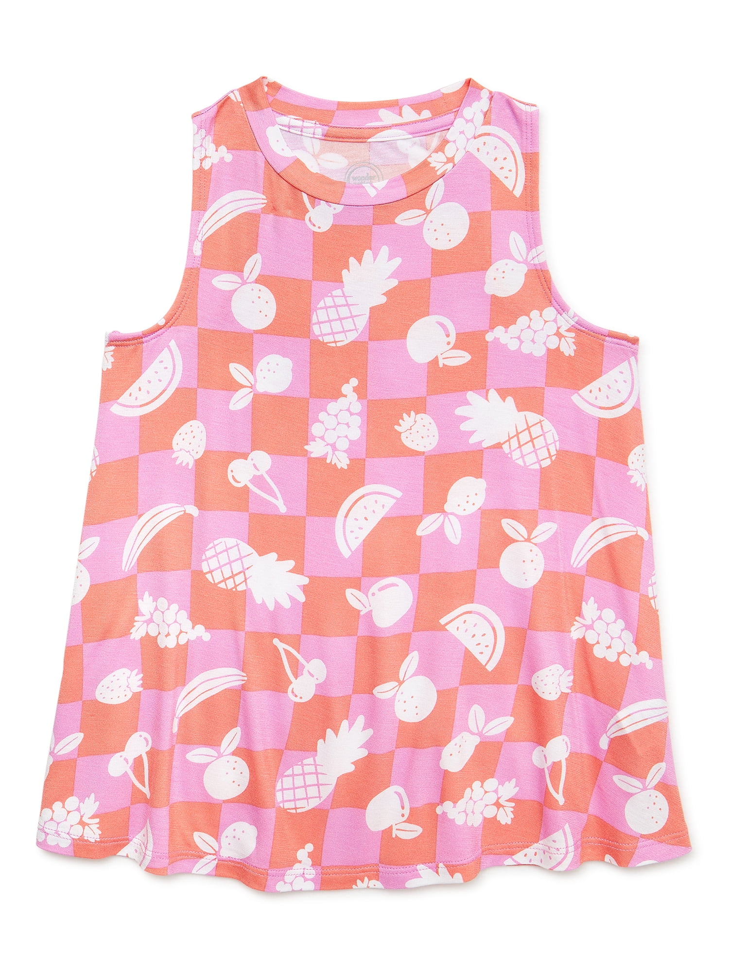 Wonder Nation Girls Sleeveless Swing Tank Top - Walmart.com