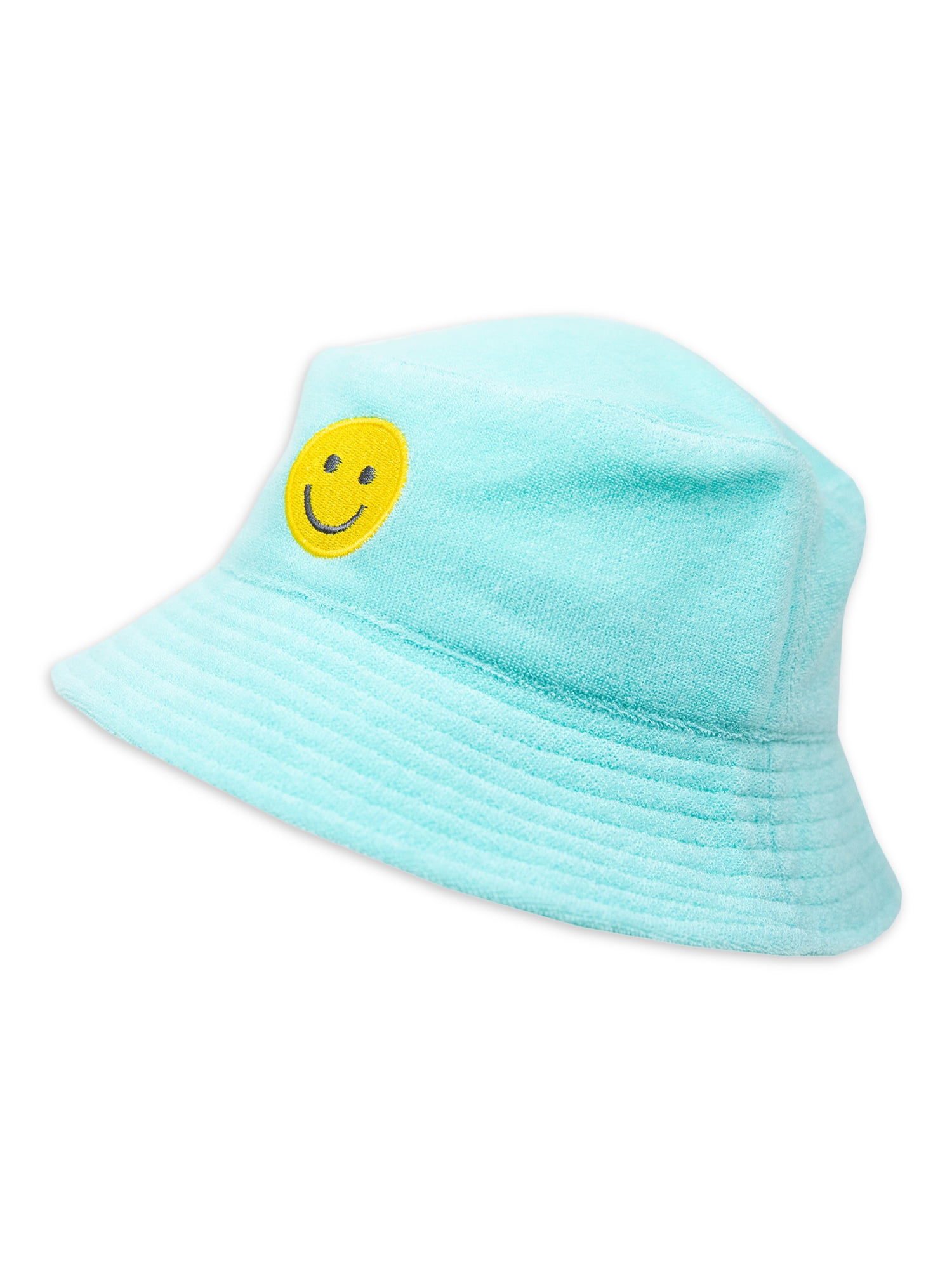 Wonder Nation Girls Smiley Bucket Hat - Smiley Face - Walmart.com
