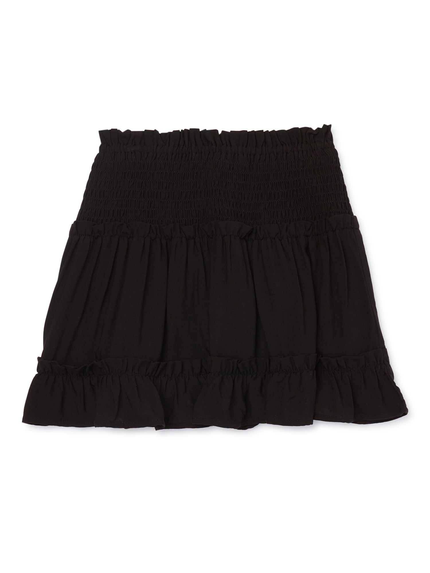 Wonder Nation Girls Smocked Skirt, Sizes 4-18 & Plus - Walmart.com