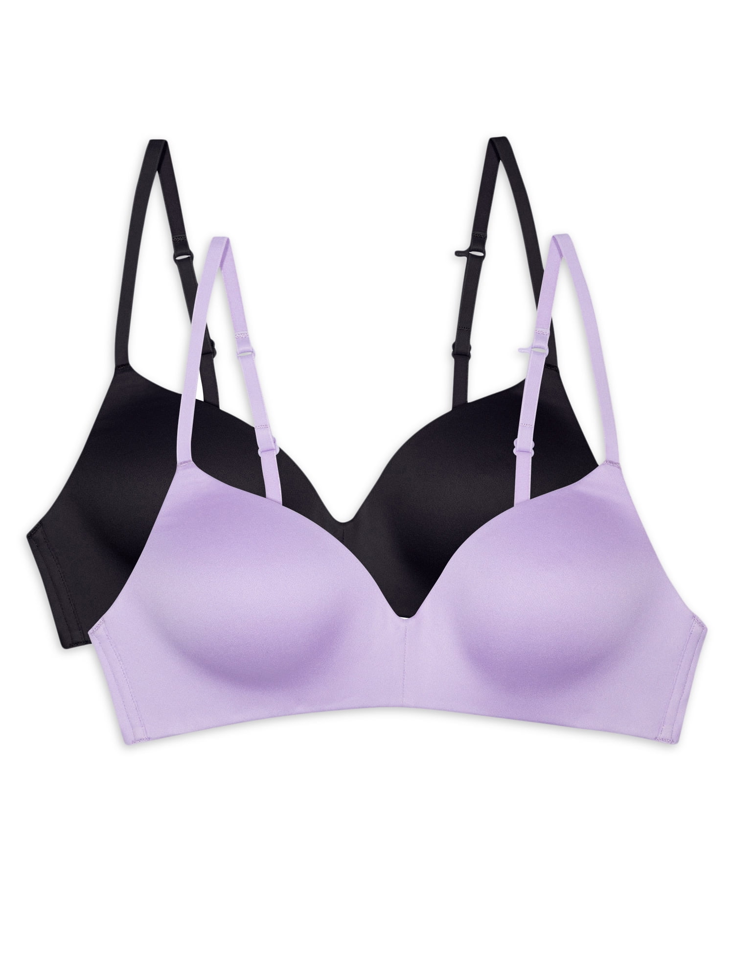 Wonder Nation Girls Wirefree T-Shirt Bra, 2-Pack, Sizes 30A-38A ...