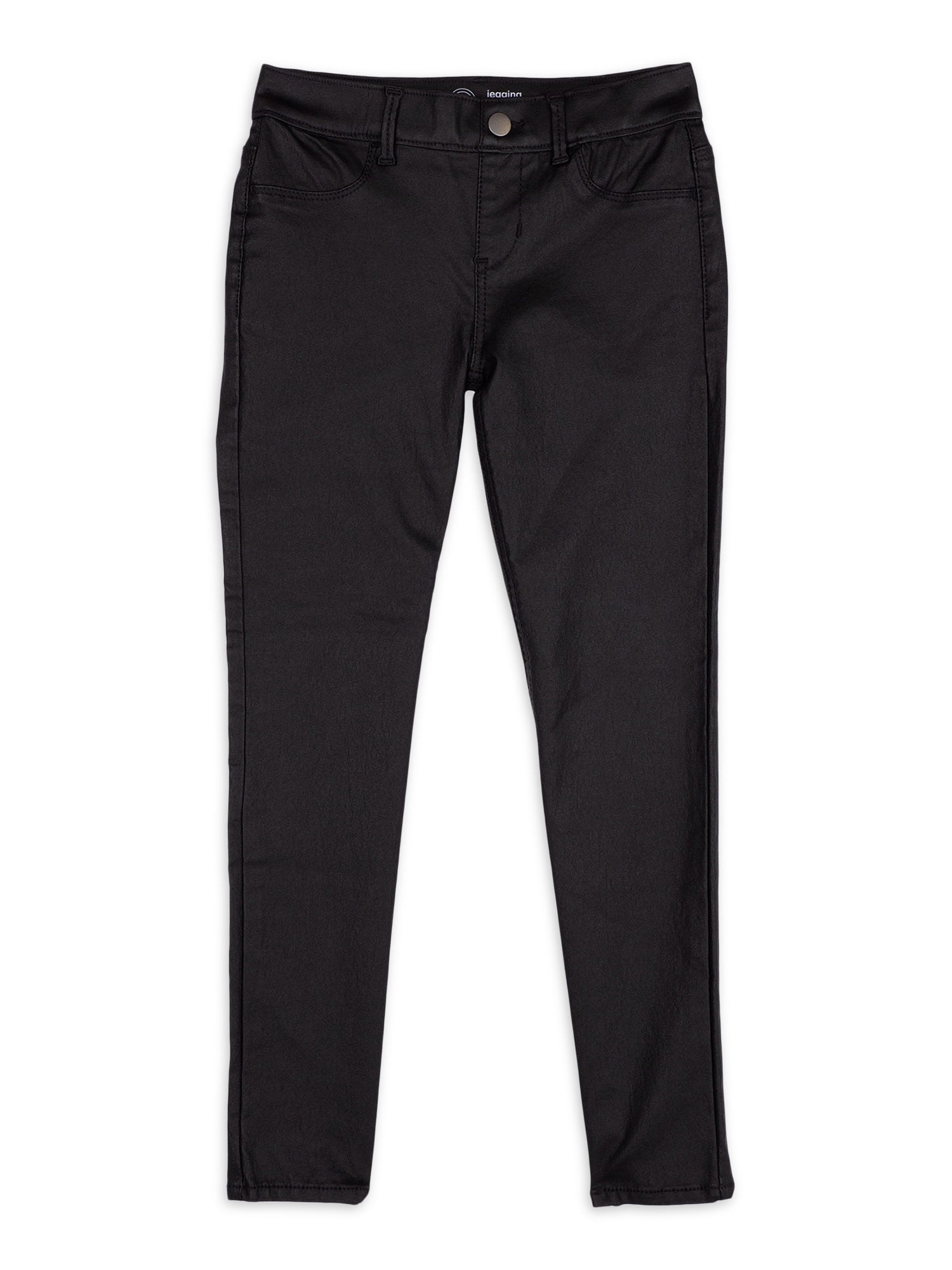 Wonder Nation Girls Textured Pull-on Jeggings - Sizes 4-18 - Walmart.com