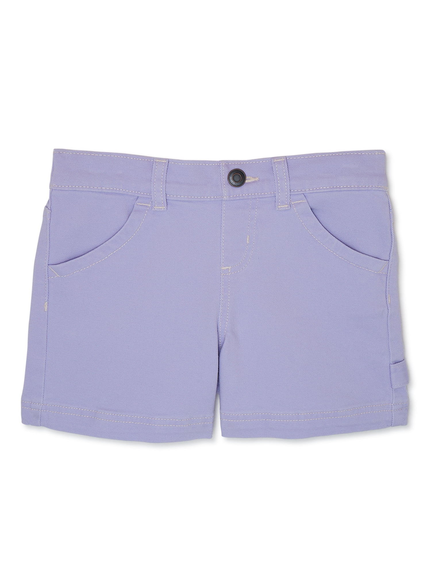 Wonder Nation Girls Stretch Twill Shorts with Hammer Loop, Sizes 4-18 & Plus - Walmart.com