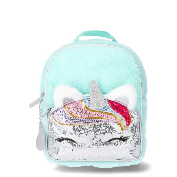 Wonder Nation Girls Unicorn Mini Backpack, Turquoise - Walmart Business ...