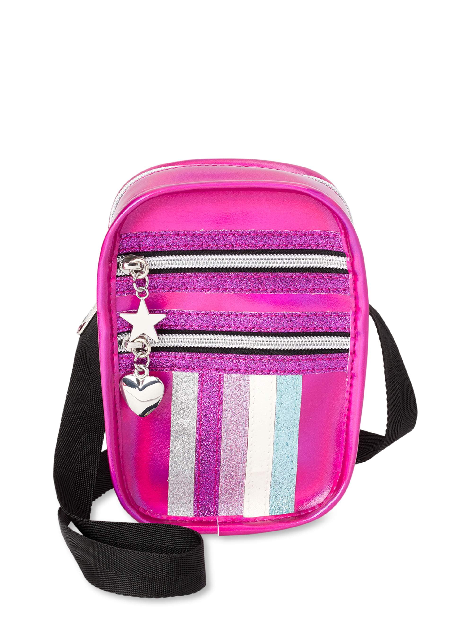 Wonder Nation Girls Zip Crossbody Bag - Walmart.com