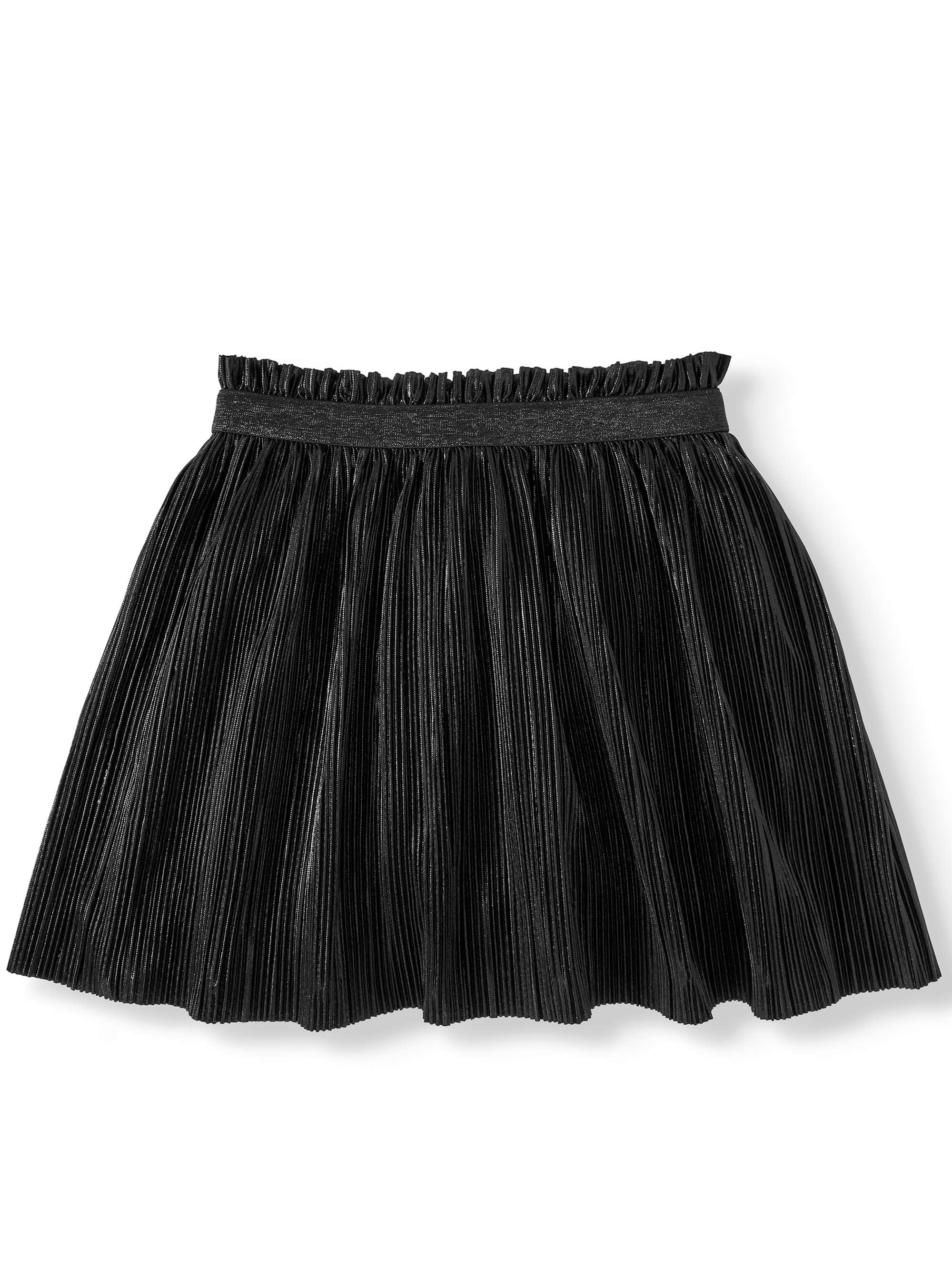 Wonder Nation Girls? and Plus Girls? Pleated Shine Skirt - Walmart.com