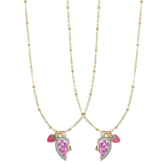 Wonder Nation Goldtone Best Friend "Wear-One-Share-One" Necklace Set, 2 ...