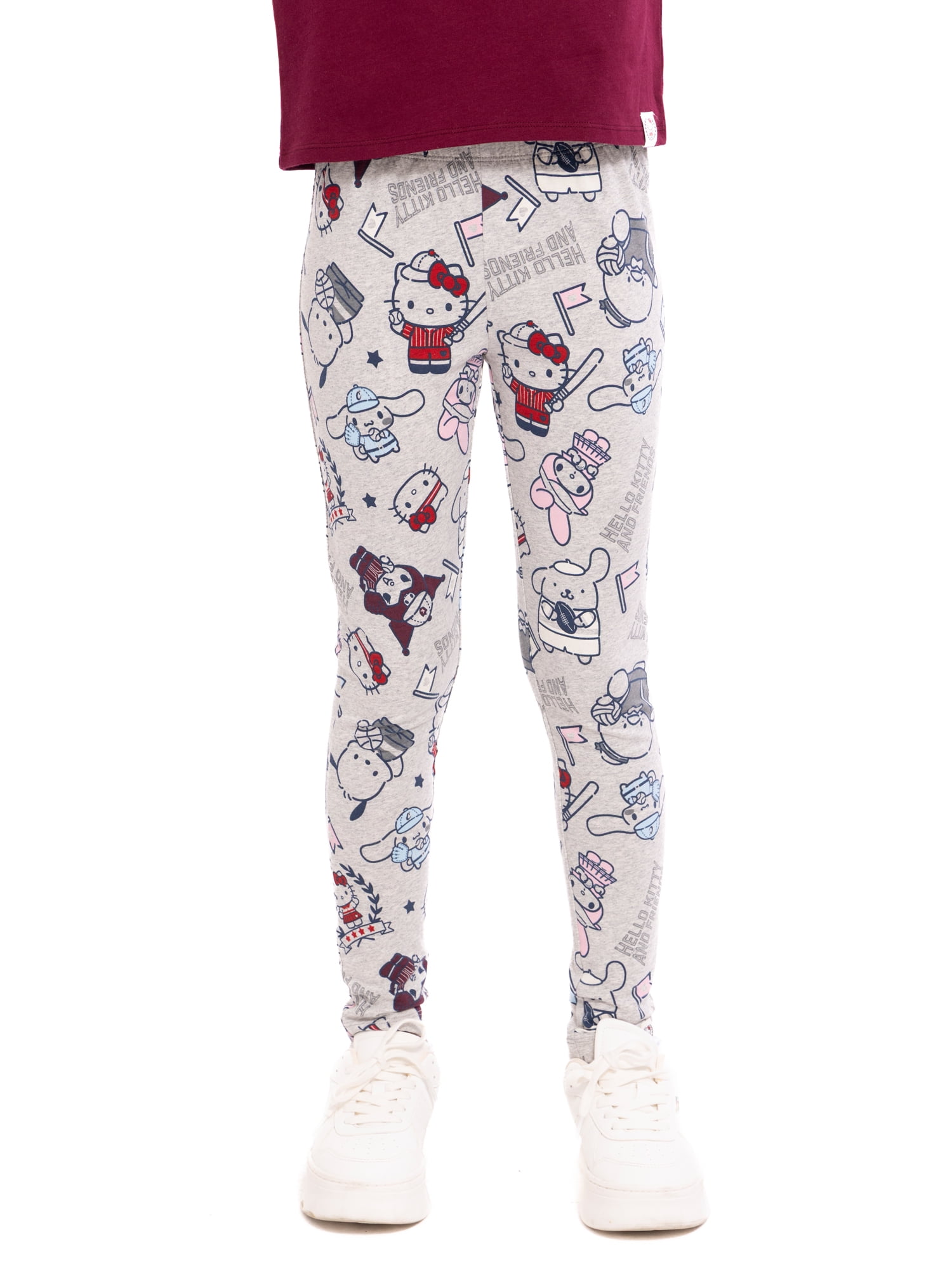Wonder Nation Hello Kitty Girls Print Leggings, Sizes 4-16 - Walmart.com
