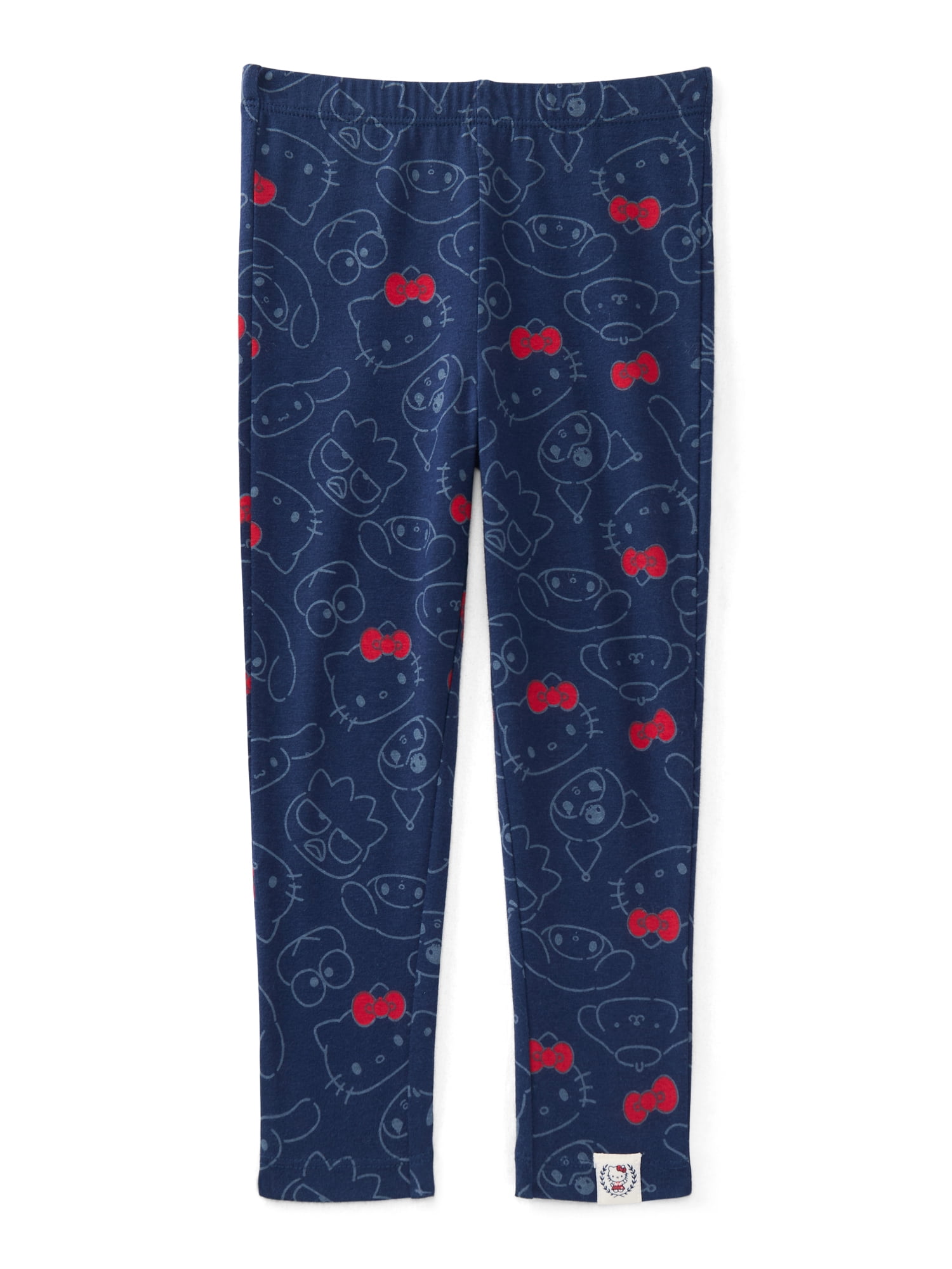 Wonder Nation Hello Kitty Baby and Toddler Girls Print Leggings, Sizes ...