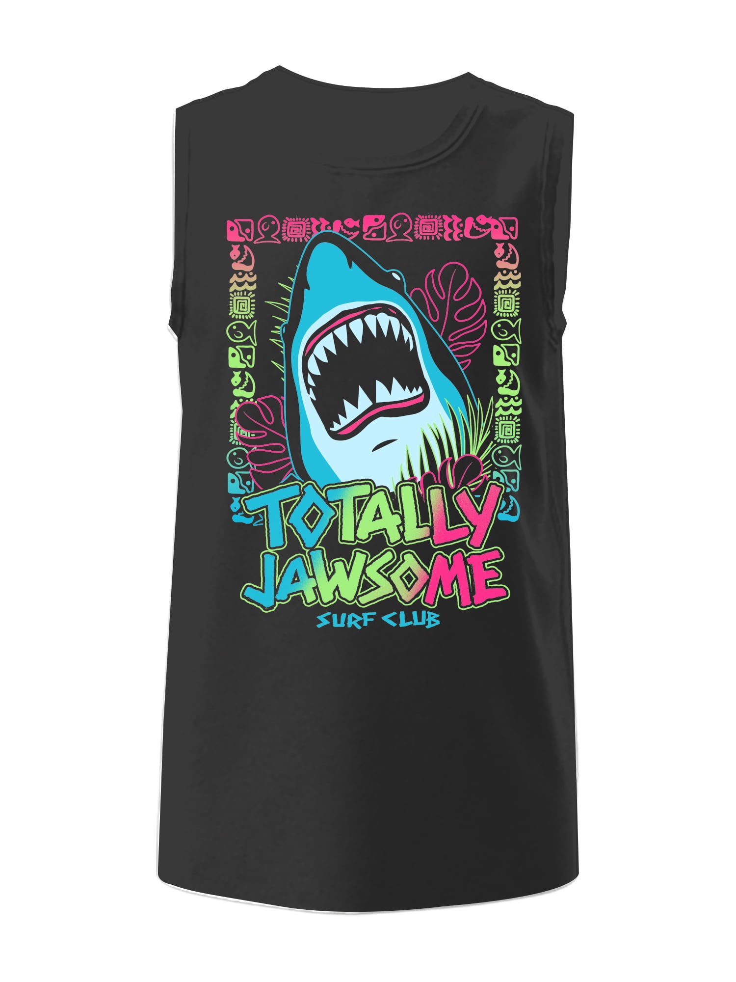Wonder Nation Boys Jawsome Graphic Tank Top, Sizes 4-18 & Husky ...